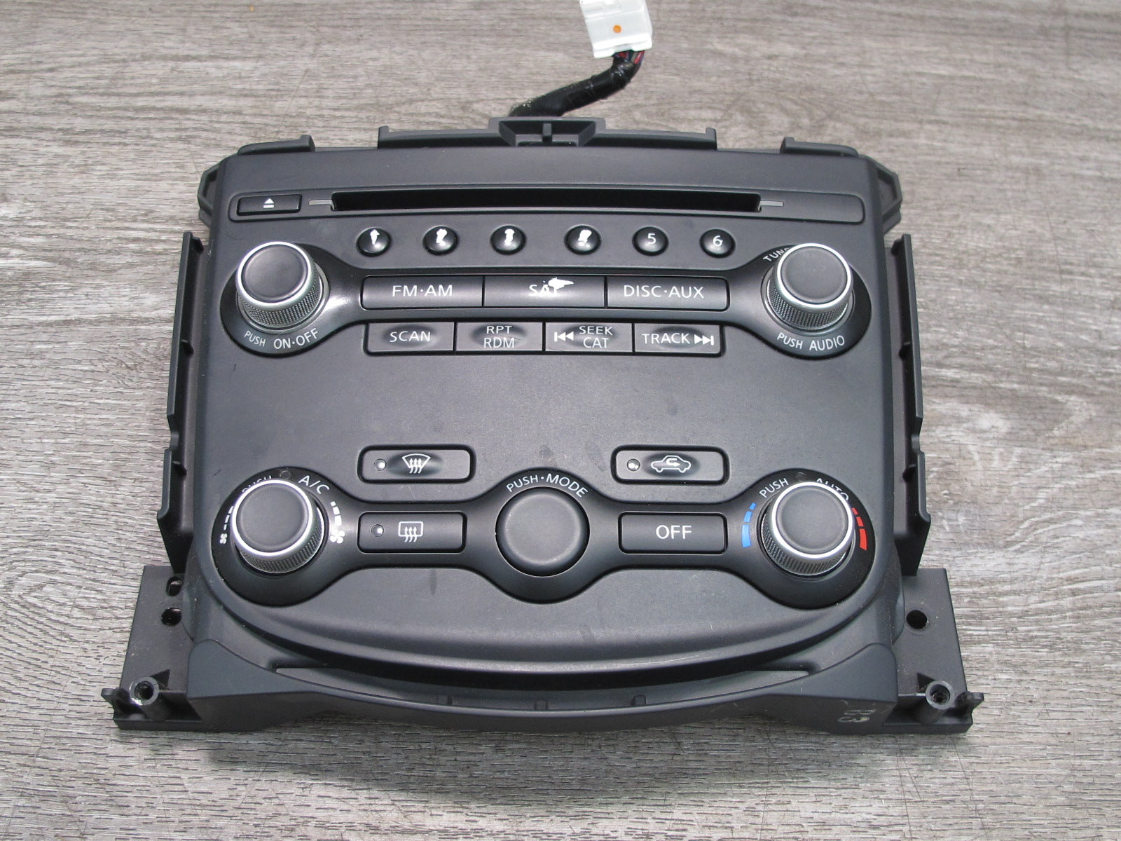 10-20 Nissan 370Z Z34 A/C Climate Control Radio Stereo Switch Panel As ...