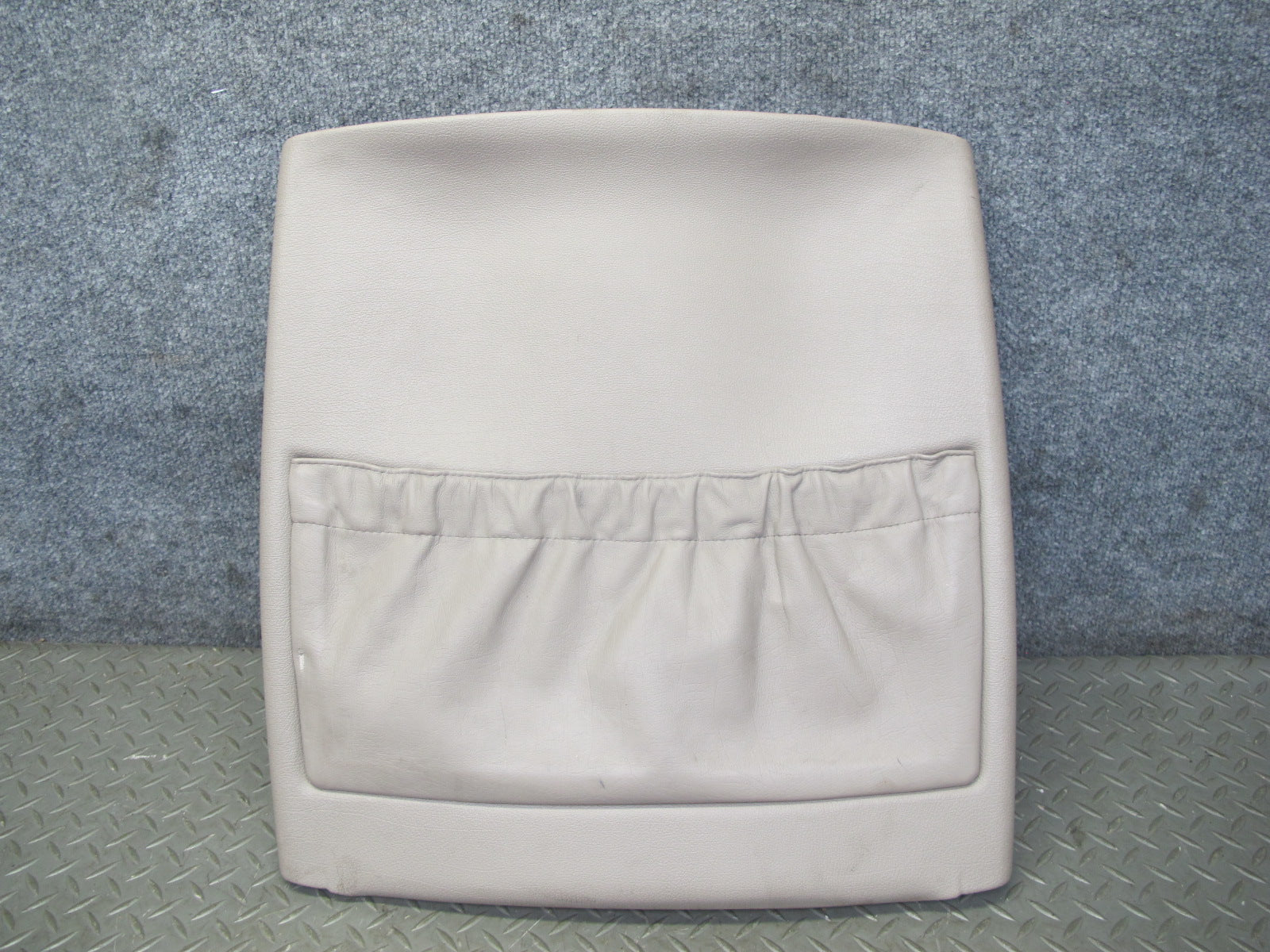 92-95 BMW E34 5-SERIES Front Left Seat Back Trim Cover Panel Parchment ...