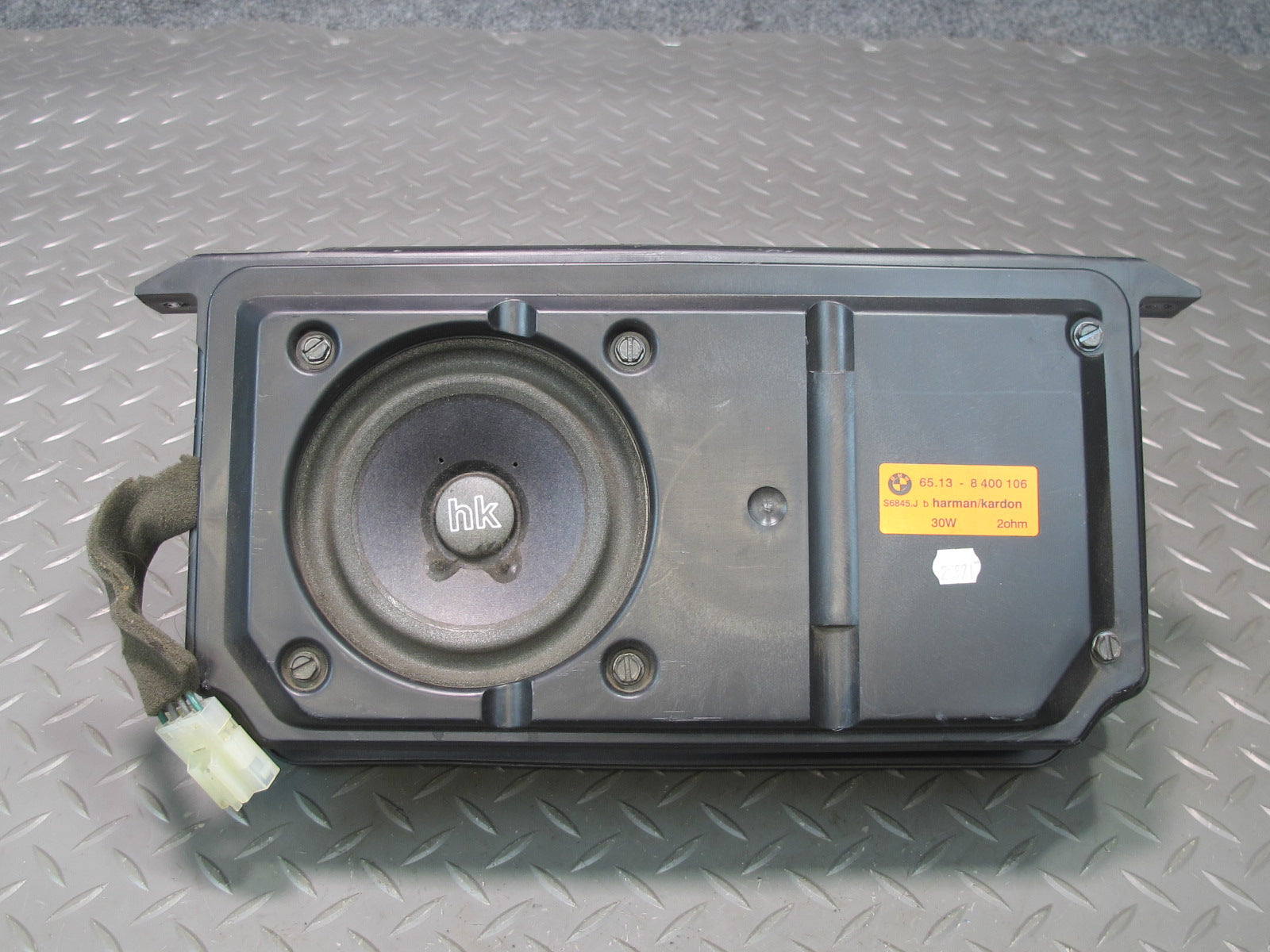 98-99 BMW E36/7 Z3 Roadster Rear Harman Kardon Subwoofer Box Speaker O ...