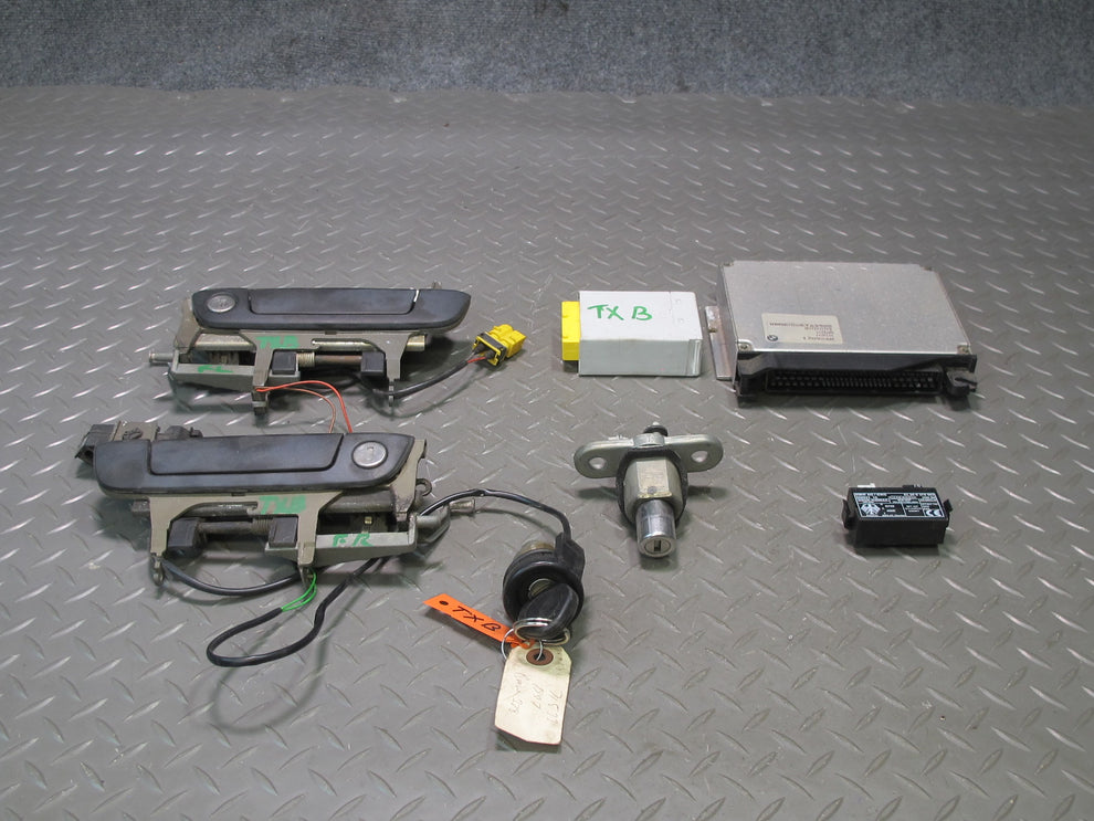 1997 BMW E36 328iC M52 Engine ECU DME EWS Module Door Lock Cylinder KE ...