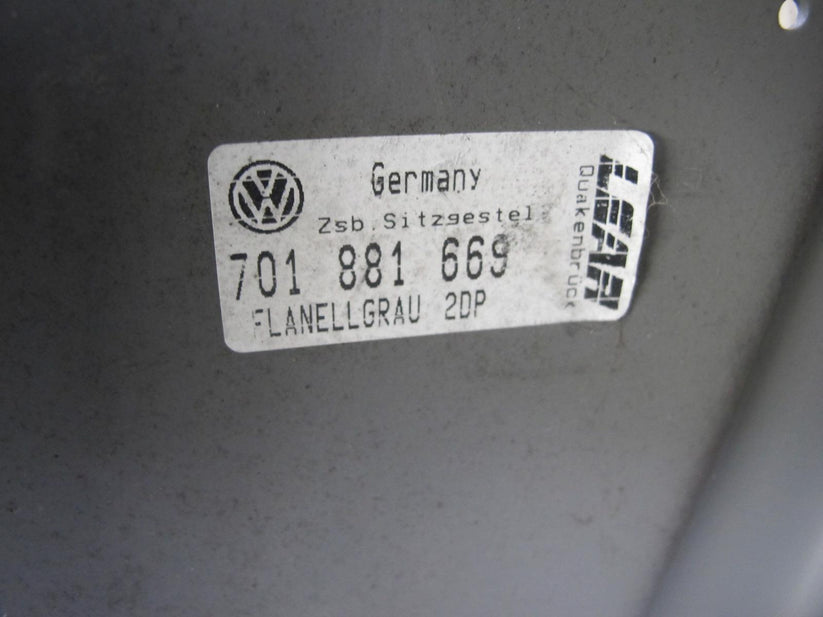 00-03 VW Eurovan T4 Front Left or Right Seat Lower Frame Console 70188 ...