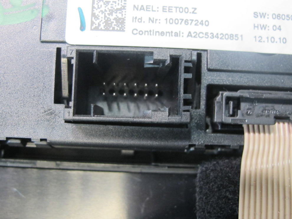 07-13 BMW E92 E93 335i A/C Heater Climate Control Switch Panel 9242411 ...